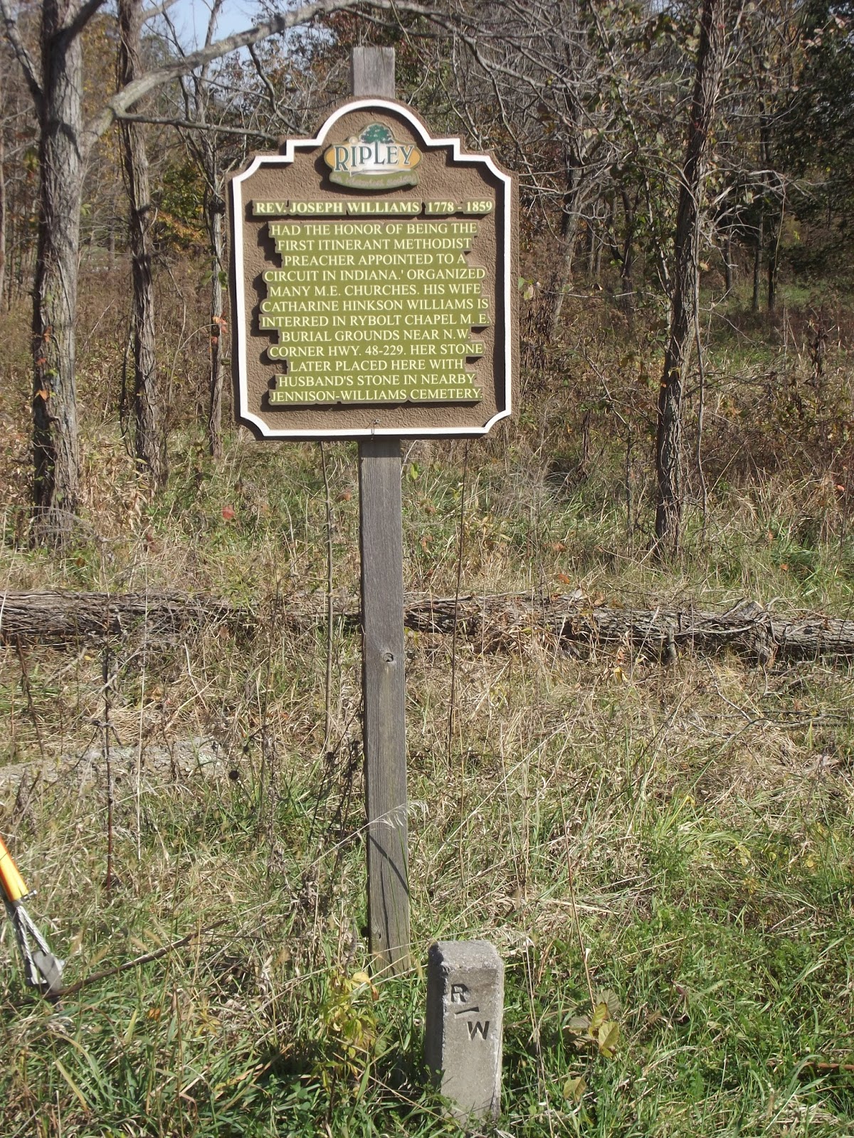 Road Trip Indiana - Ripley County Historical Markers #1