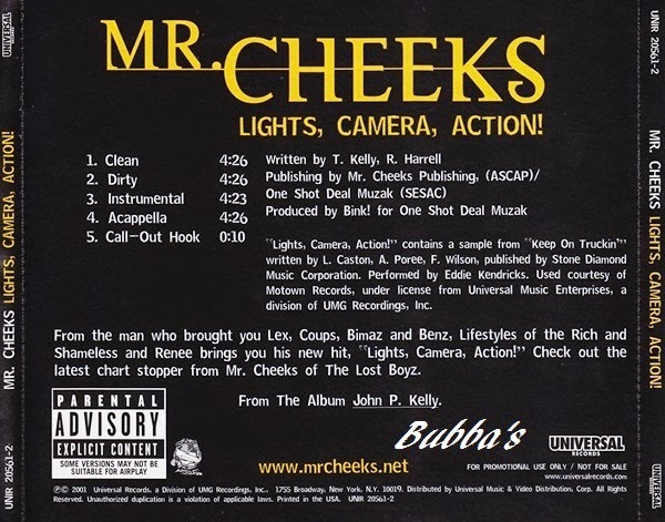 BabyBubba's Stash: Mr. Cheeks ‎– Lights, Camera, Action!