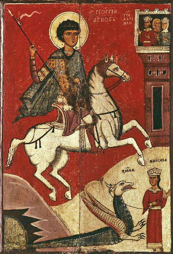 Pictor de Icoane: Sfantul Mare Mucenic Gheorghe