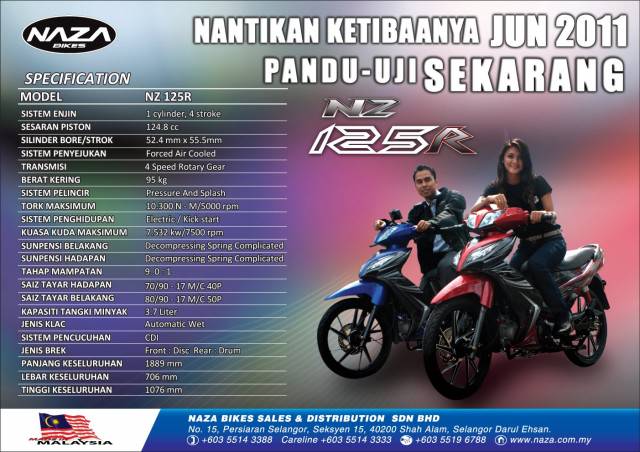 Moretar: Naza NZ 125R