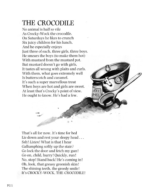 Nicole Maynard Illustration: Roald Dahl's Crocky Wock illustration