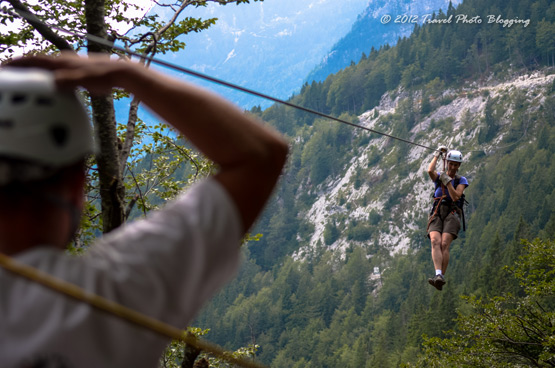 Travel Photo Blogging: Zipline Slovenia - A shot of adrenaline