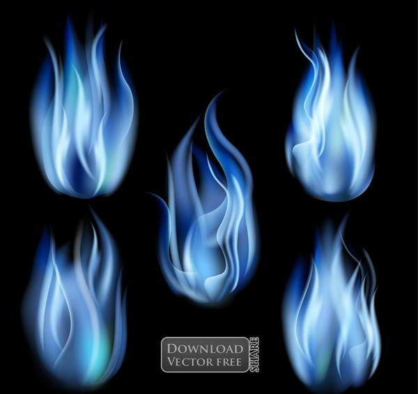 Ngọn lửa xanh blue fire vector 2525 ~ MrPixelVn - Chia sẻ Đồ họa vector ...