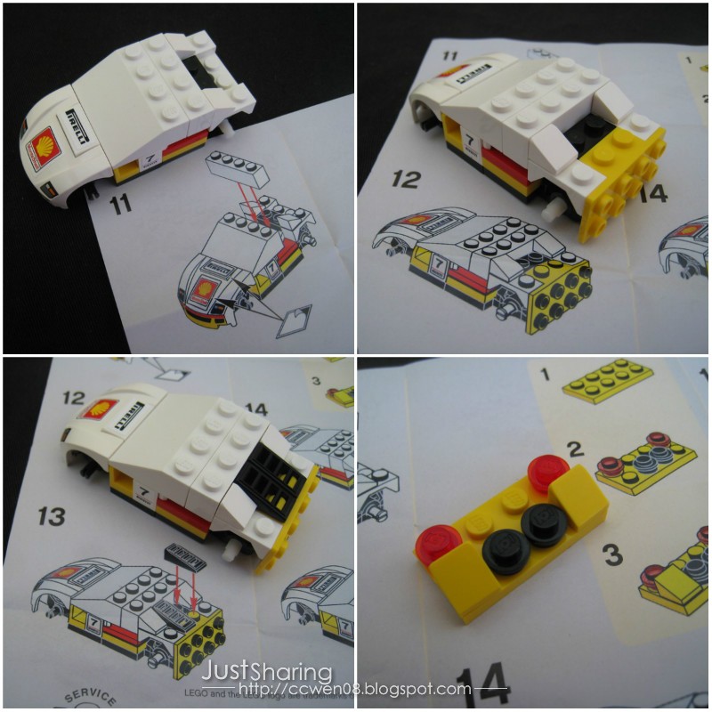 Just Sharing 文の分享站: Shell LEGO Ferrari Miniature - F40