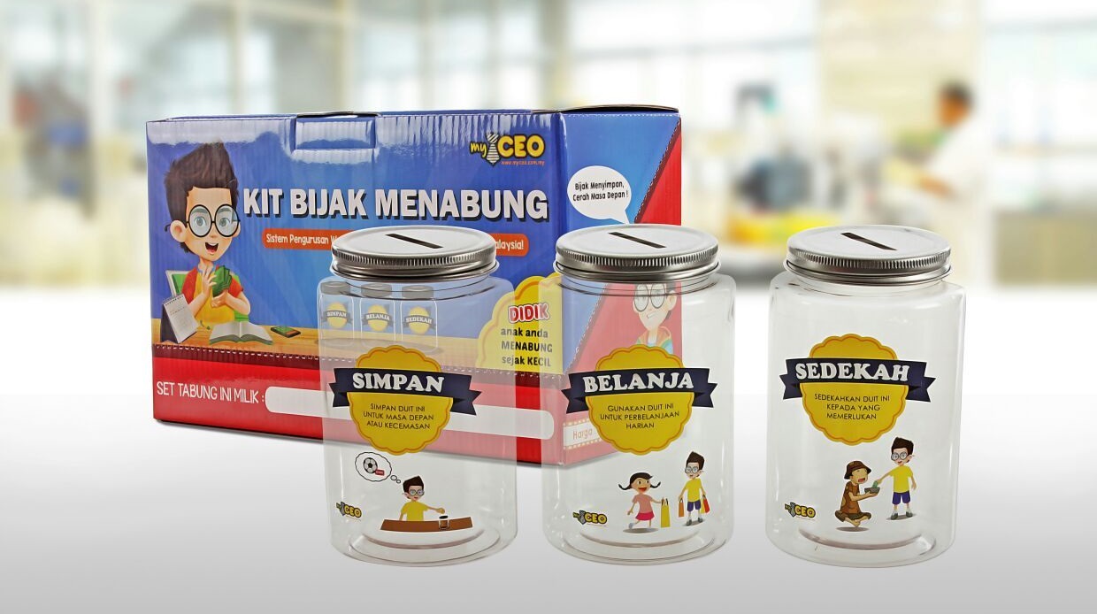 Jom Ajar Anak Menabung Dengan Kit Bijak Menabung MyCEO