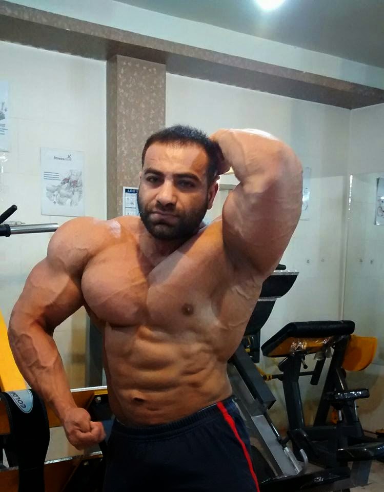 Muscle Lover: Iranian bodybuilder Ali Eljali