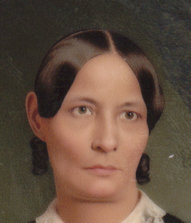 3 American Miniature Portraits: Brown, John Henry - portrait of Emily Hinds