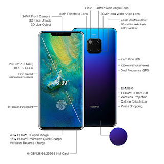 Huawei Mate 20 Pro | Huawei Mate 20 Pro Price | Review | Specs | Amazon ...