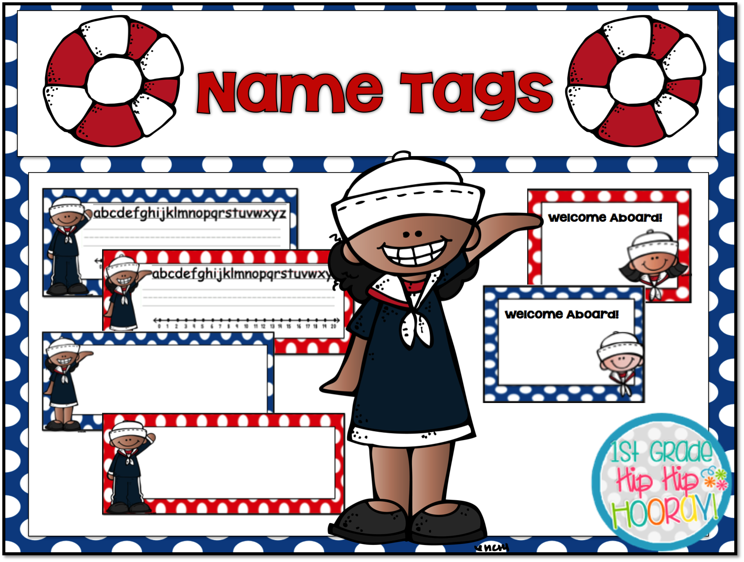 1st Grade Hip Hip Hooray!: Welcome Aboard