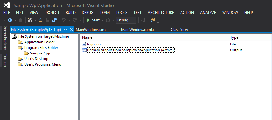 How to Build WPF project with Setup file (Installer Project)
