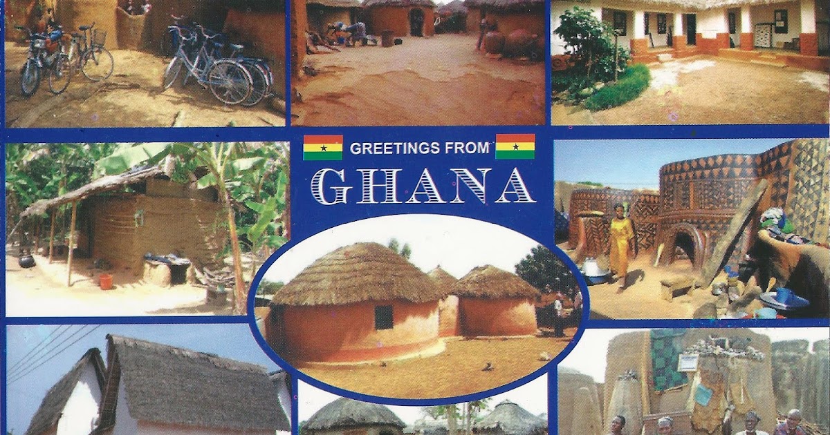 A Journey of Postcards: Traditional Buildings | Ghana