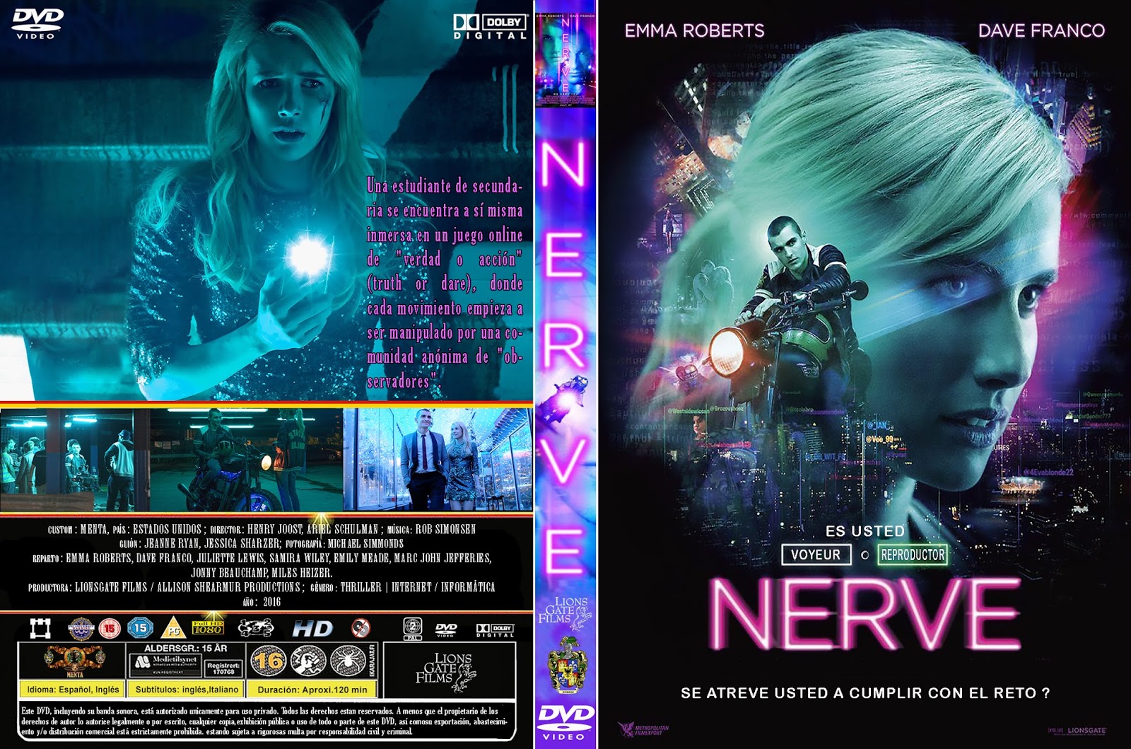 Caratulas y etiquetas: Nerve