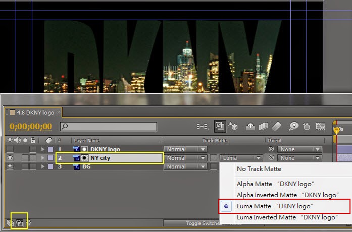 AE Mask 101：Using Track Matte AE追蹤遮罩應用