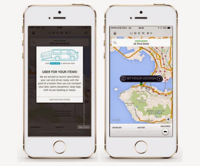 the good word groundswell: UberCargo: A New Logistics Service In Hong Kong