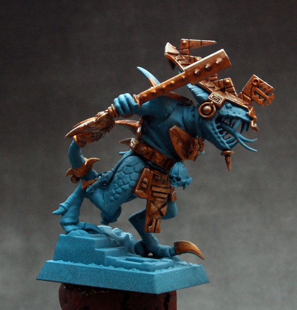 The Brush Brothers: Lizardmen Slann, Skienk Priest and Scar Veteran wip ...