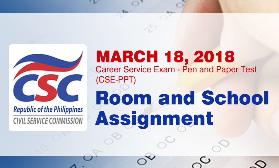 Civil Service Exam PH: Region 3 Room and School Assignment: March 18 ...
