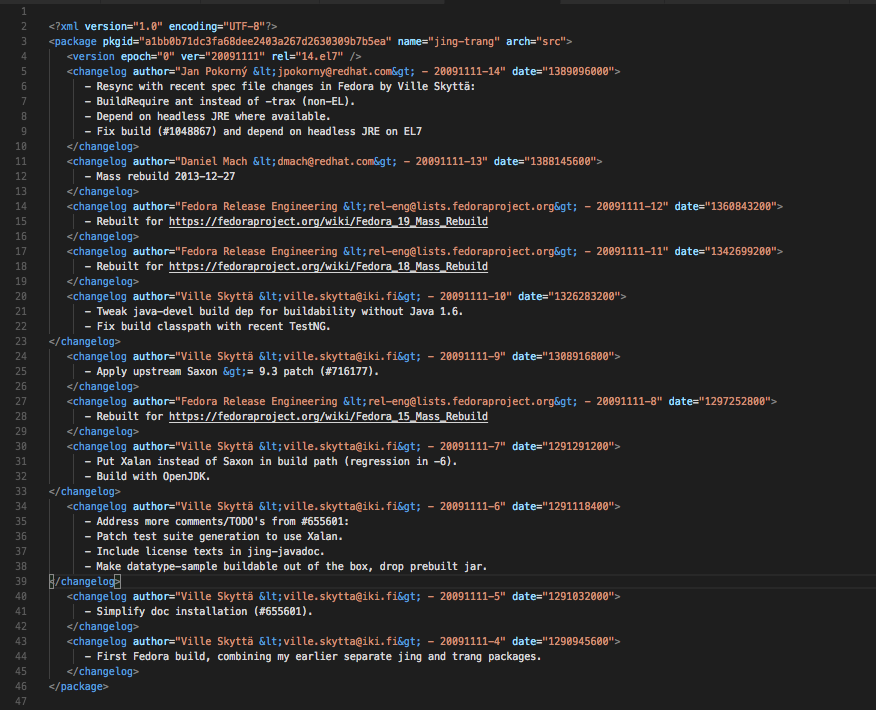 Johan Louwers Tech Blog Oracle Linux Digging Into Yum Repository Xml Data