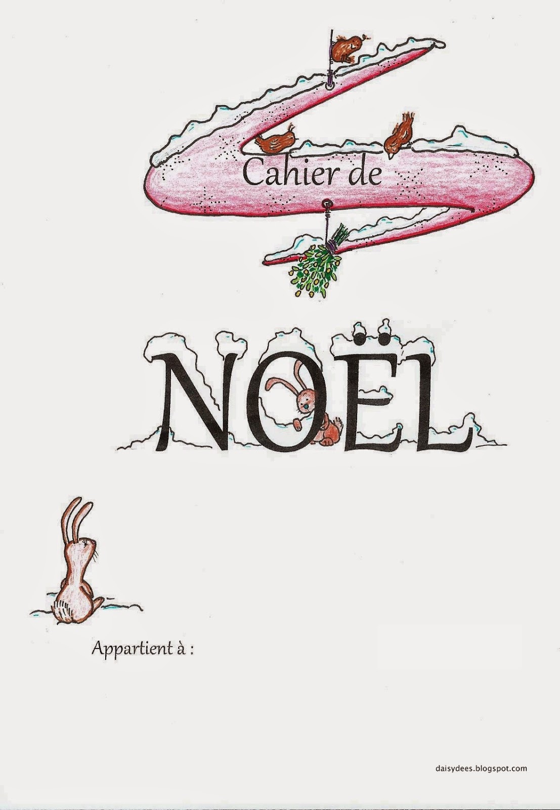 Daisydées: Petit cahier de Noël à télécharger