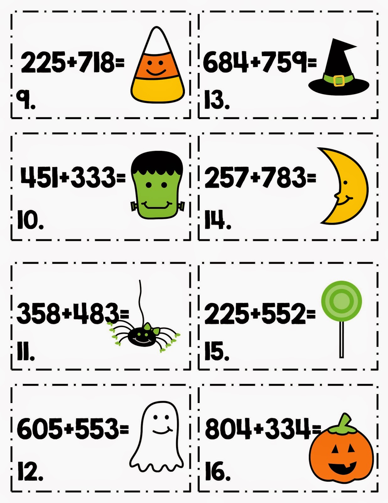 Create Learn Explore: Halloween Stack and Solve
