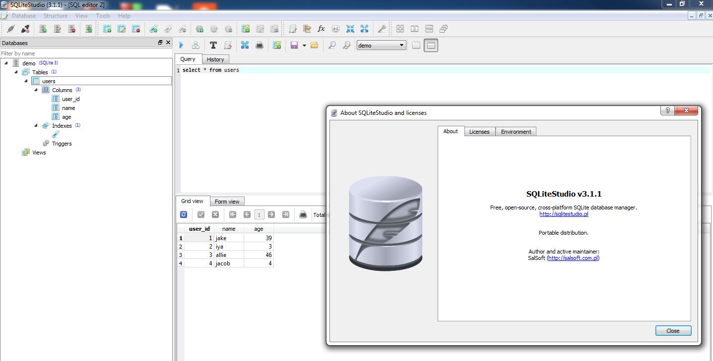 Free Programming Source Codes and Computer Programming Tutorials: Table Creation and Insert of ...