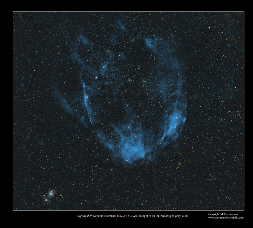 Astro Anarchy: A very rare photo, Cygnus Shell, supernova remnant G82.2 ...
