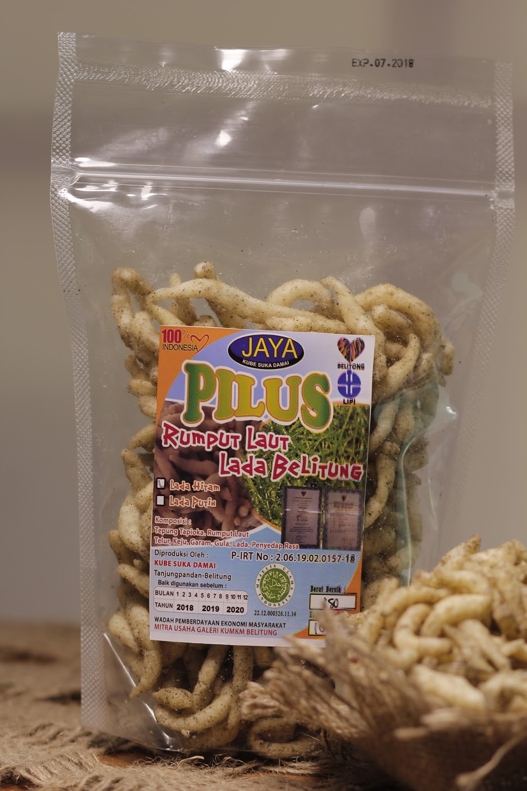 Pilus Rumput Laut & Ikan Krispi: 2018