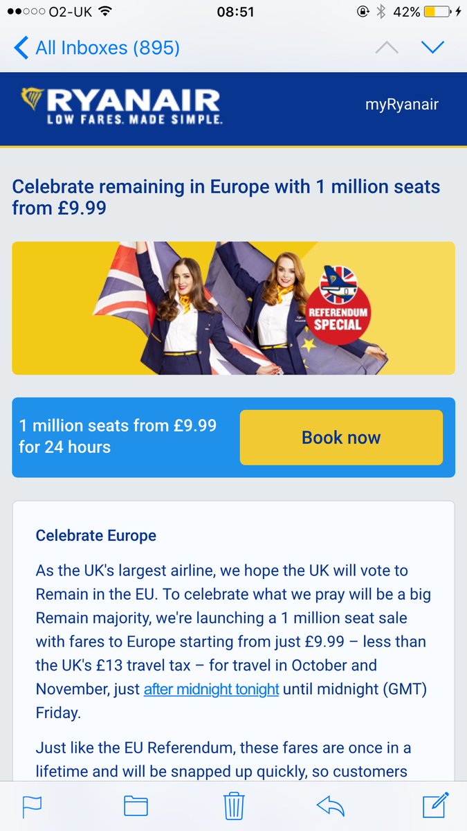 Η Ryanair τρολάρει το Brexit
