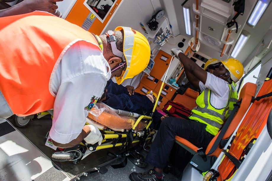 LASEMA Response Unit (LRU) stage Emergency Response Simulation at Lekki ...