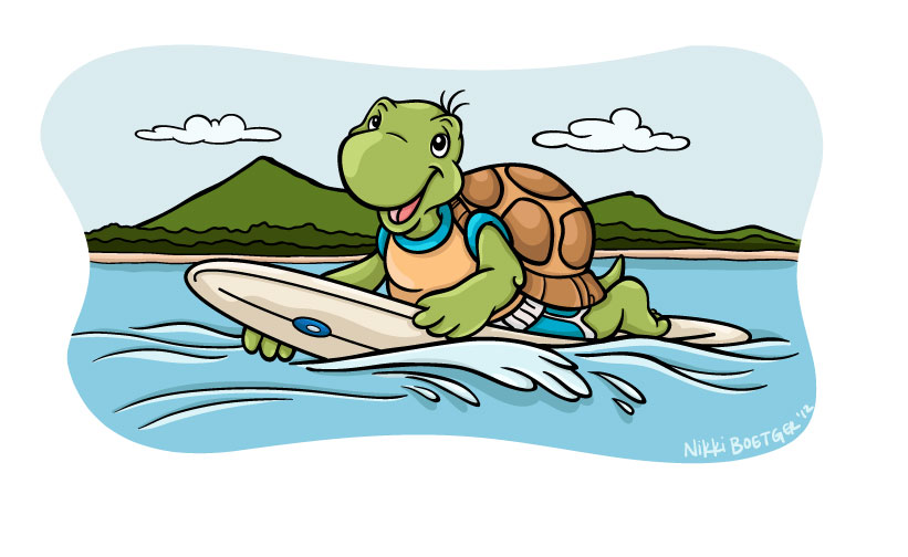 Nikki Boetger Illustrations: Surfin' Turtle