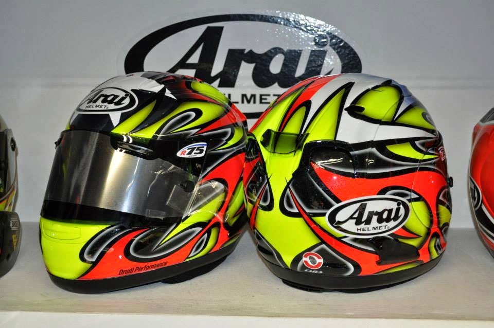 Racing Helmets Garage: Arai RX-GP C.Edwards 2014 by Drudi Performance ...