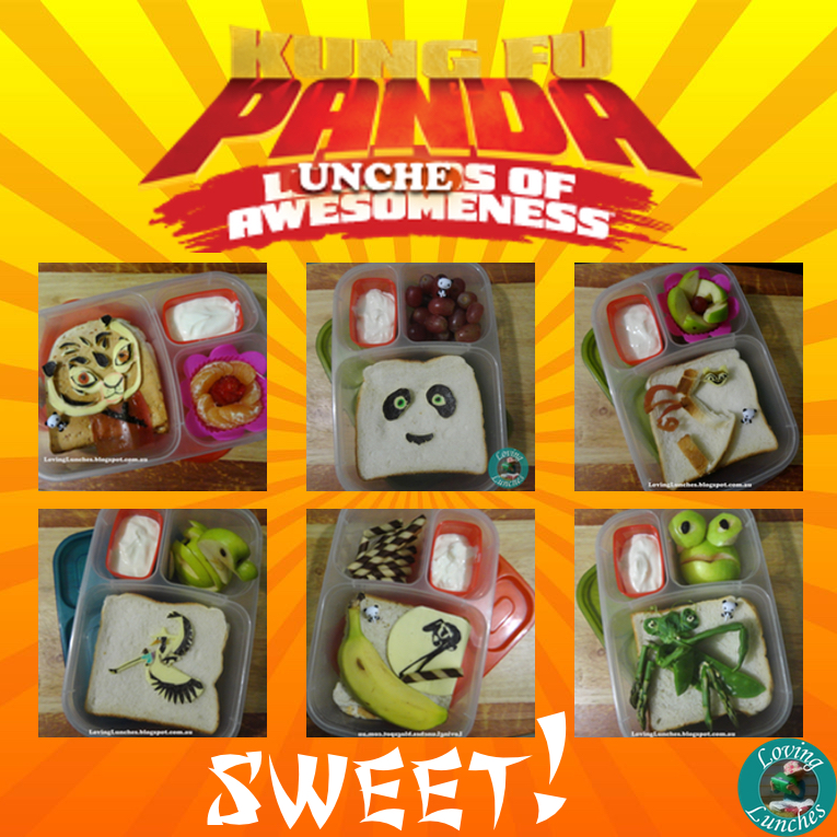 Loving Lunches: Kung Fu Panda Lunches of Awesomeness Fung and a Round Up