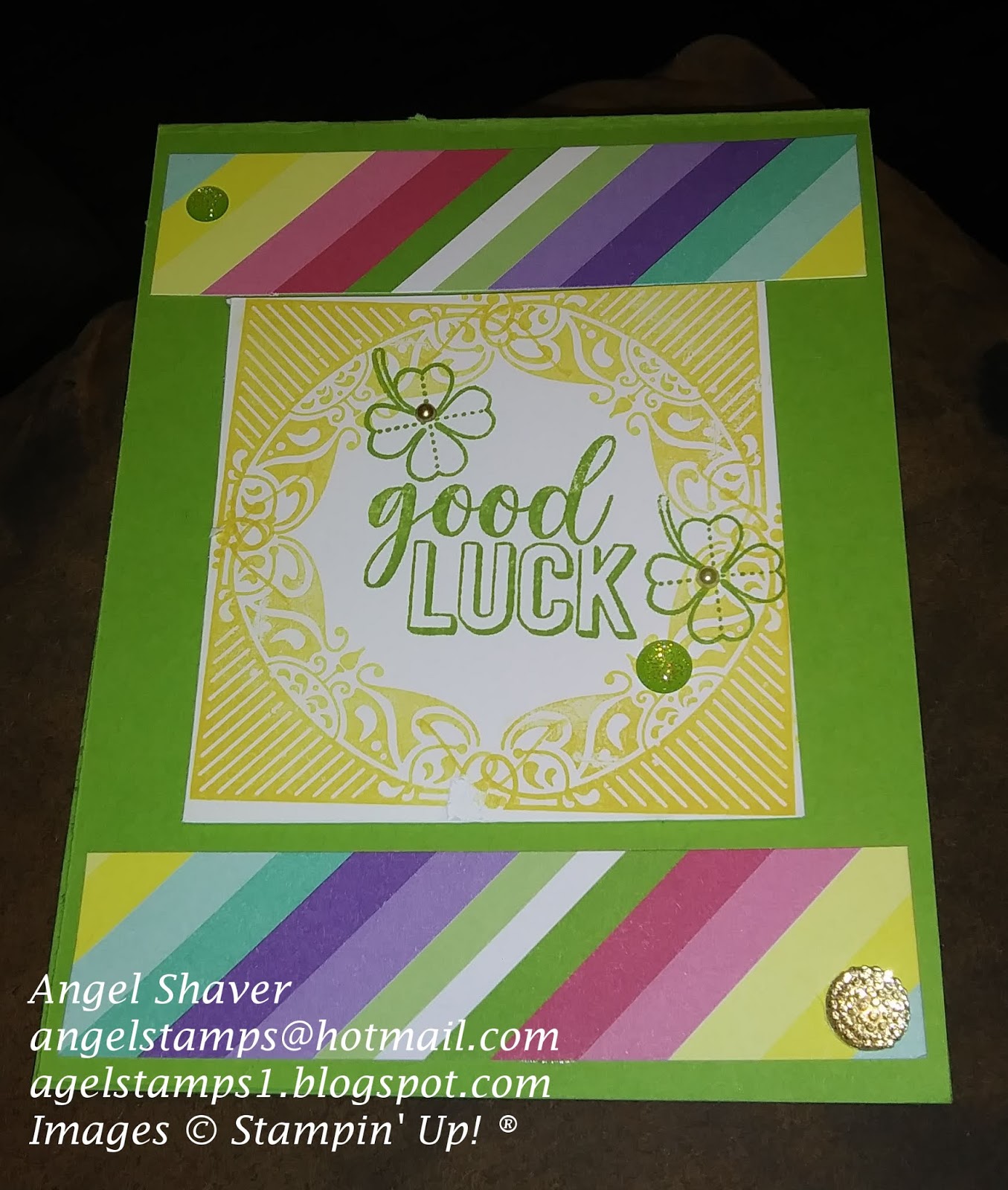 Angel Stamps: Good Luck and the Rainbow