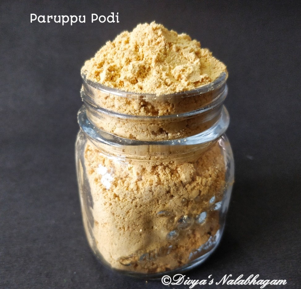 Paruppu Podi - Divya's Nalabhagam