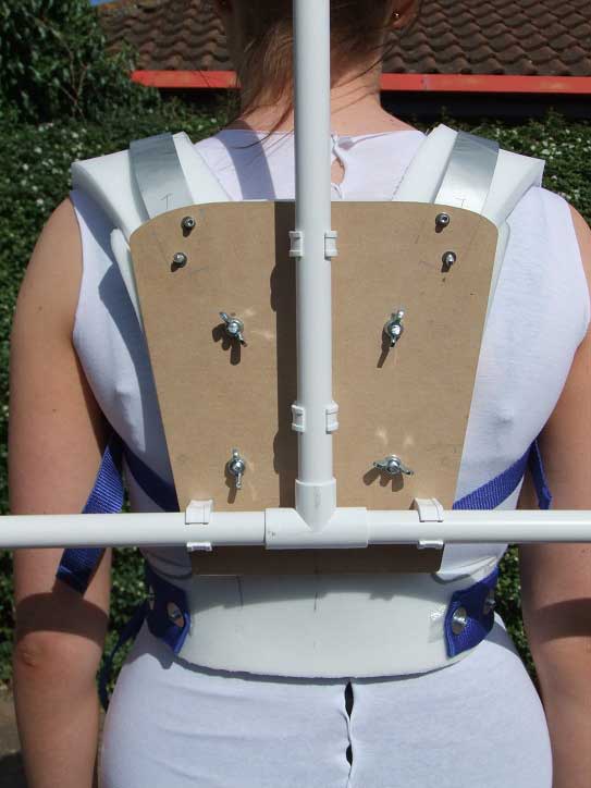Kitty Power Costume: Backpack finished!