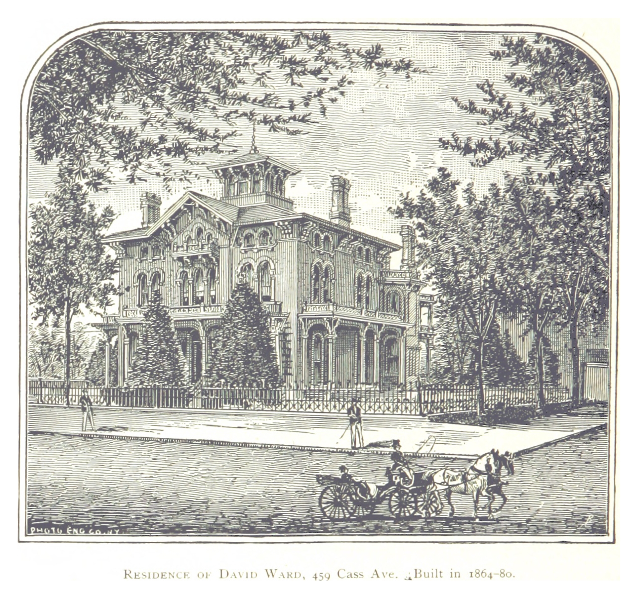 The Picturesque Style: Italianate Architecture: The David Ward House ...