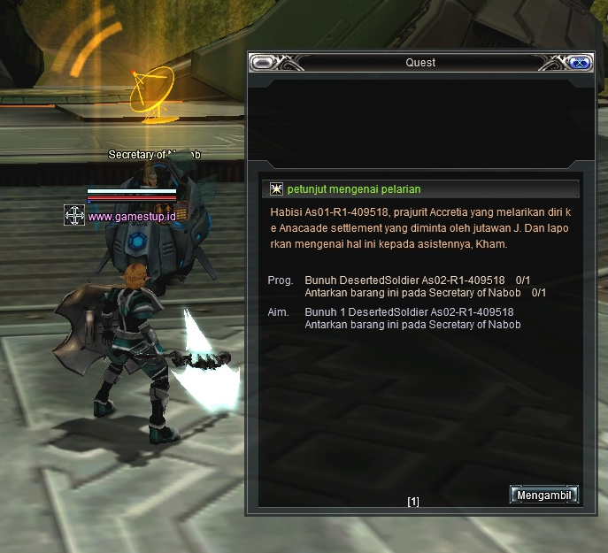 Quest Upgrader 1-7 B Bangsa Bellato - RF Online - GameStup