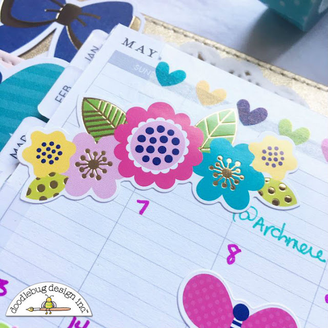 Doodlebug Design Inc Blog: Hello | Planner Calendar Pages with Anabelle