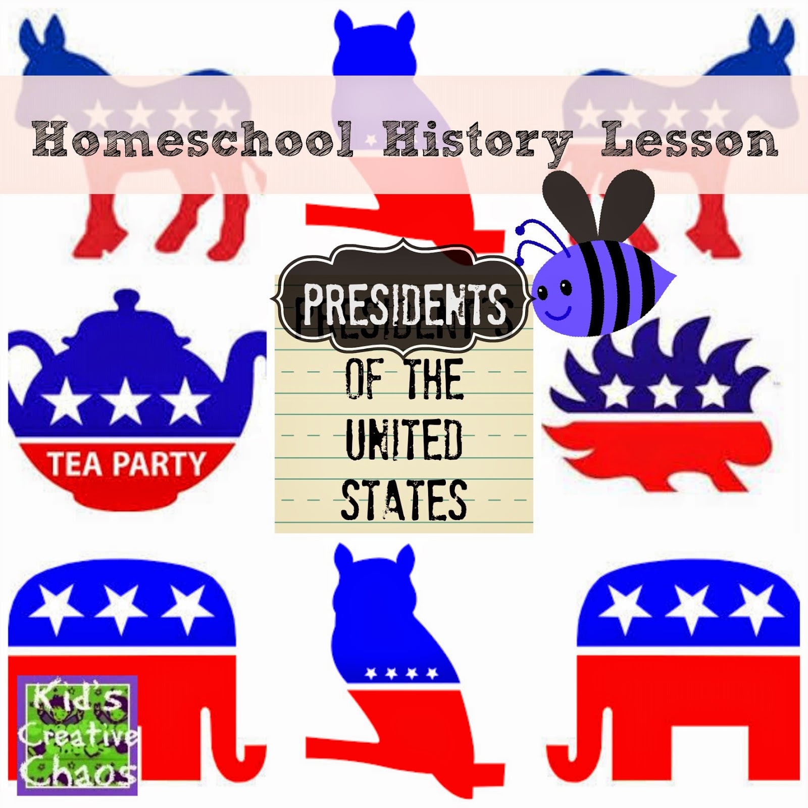 Presidents of the United States Homeschool History Lesson - Adventures ...