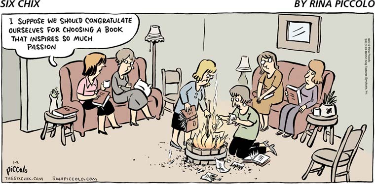 Mystery Fanfare: Cartoon of the Day: Book Club