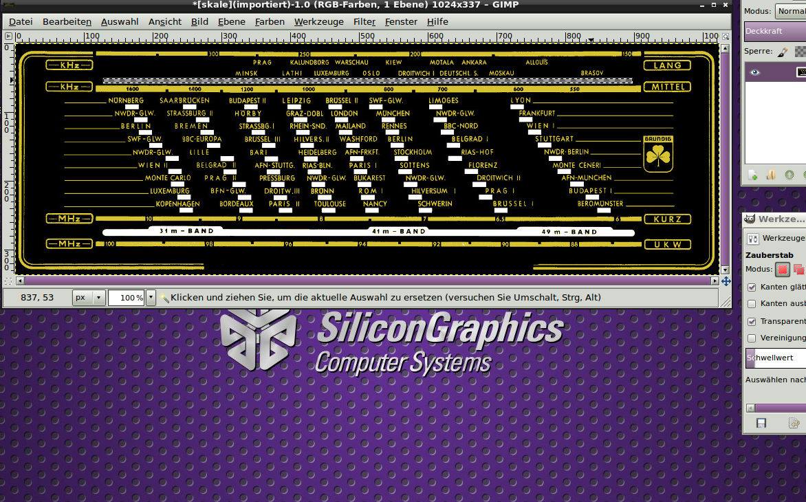 Radiobasteleien: 8.Teil iRadio: Skalensimulationen für X11 und DRM