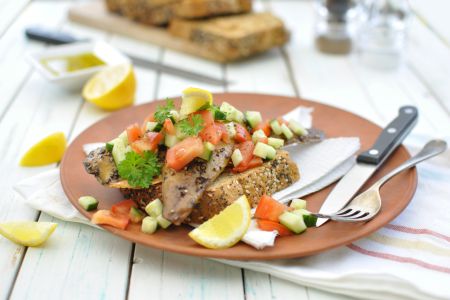 Skuša fileti sa prelivom