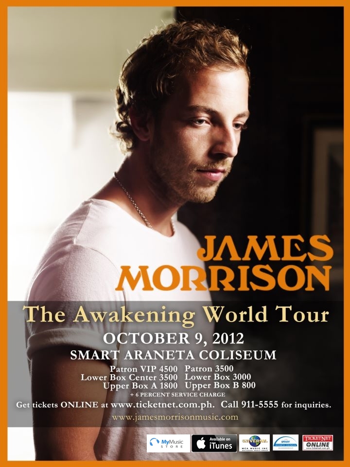 JAMES MORRISON Live! In Manila: The Awakening World Tour | BLOG-PH.com ...