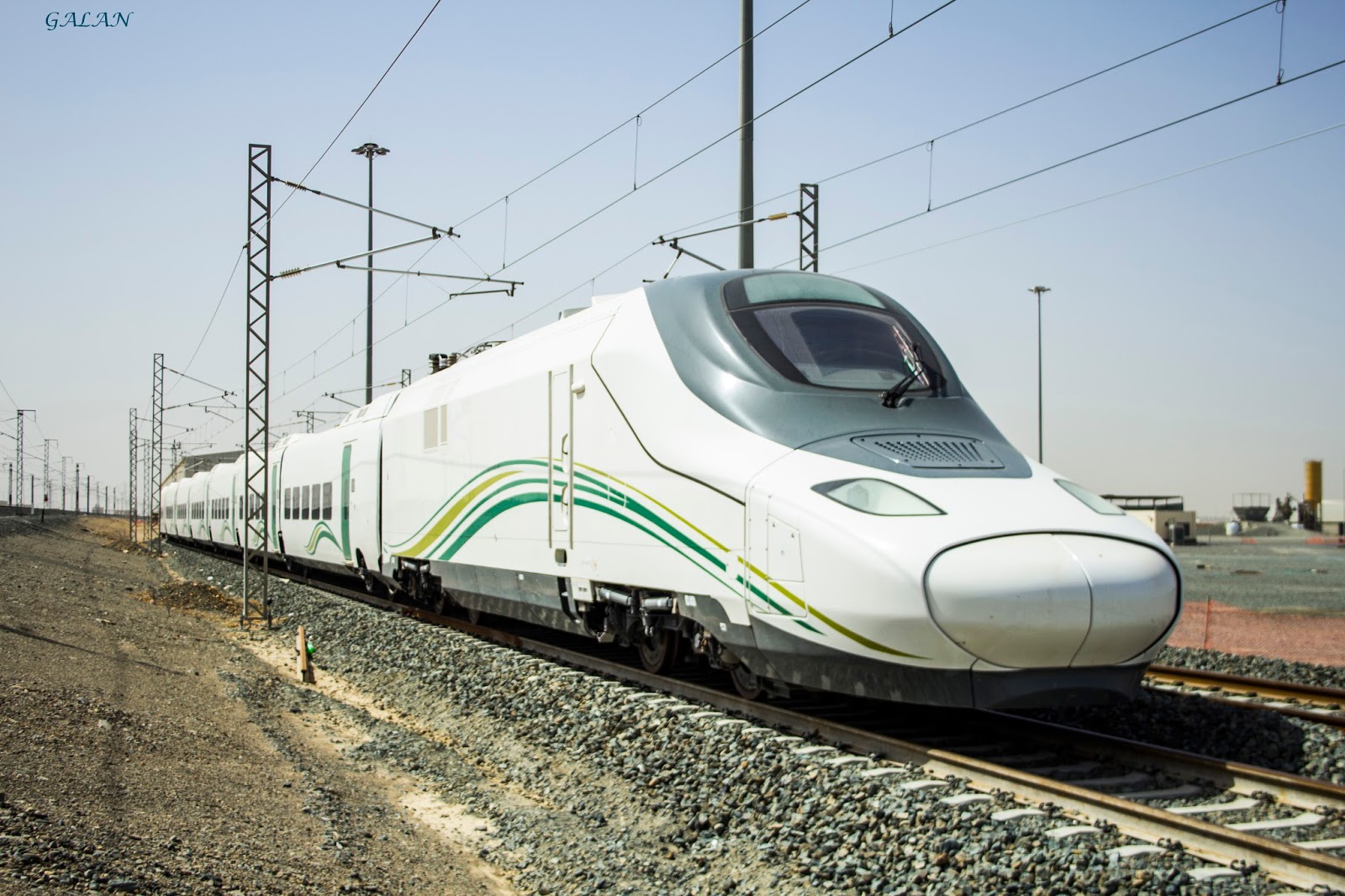 Trenes y mas trenes: Haramain Hight Speed Rail Talgo train static test