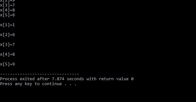 C program to print the number in ascending order using function ...