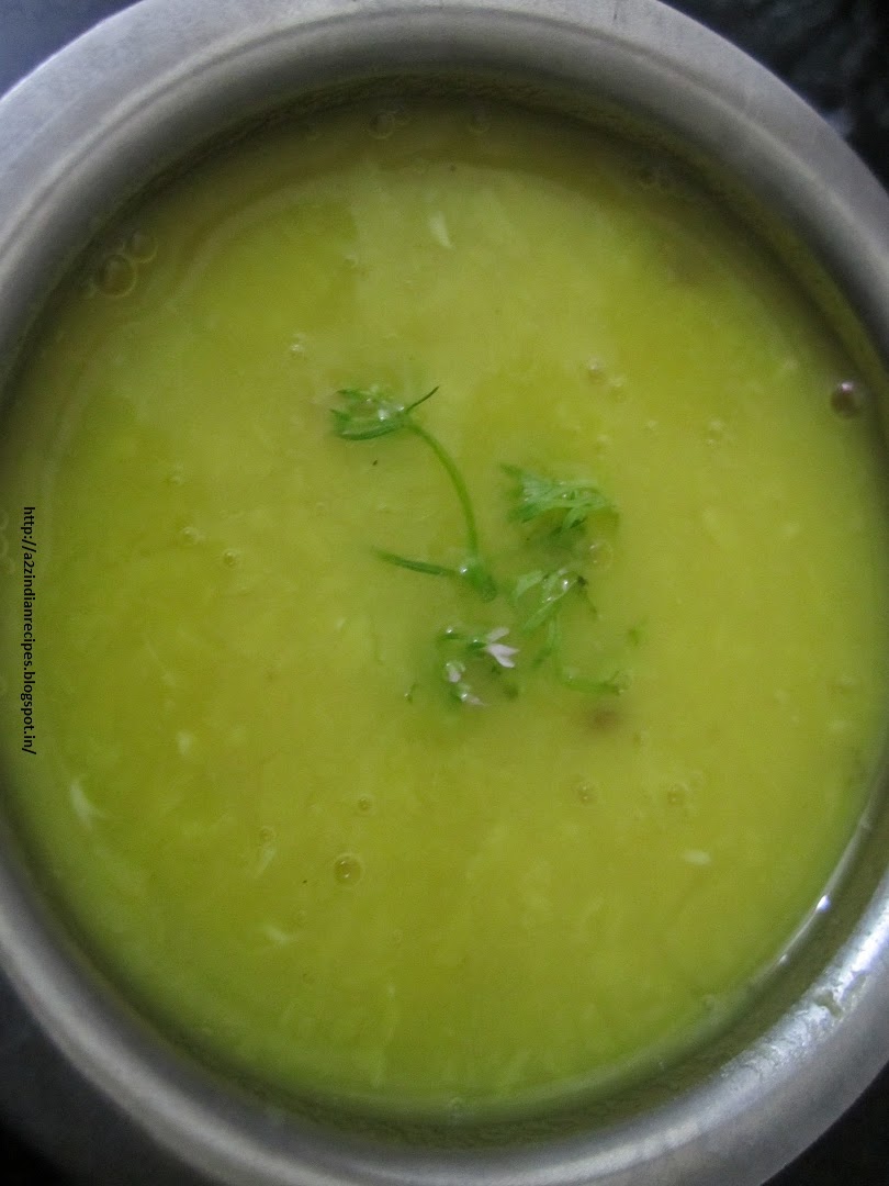 a2zindianrecipes: Split Yellow Lentils / Moong Daal Varan