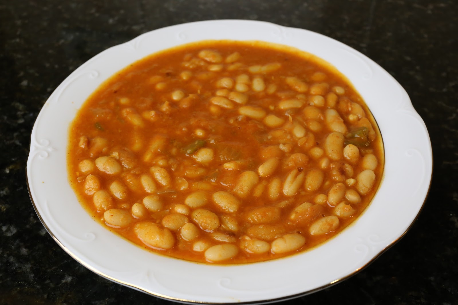 Cocina andaluza: Potaje de alubias blancas