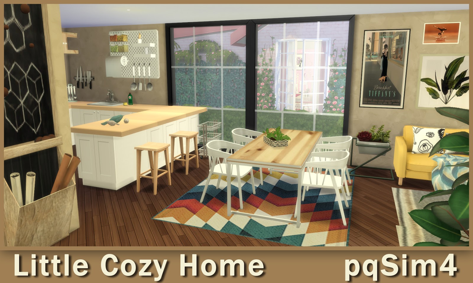 Little Cozy Home. Sims 4 Speed Build.