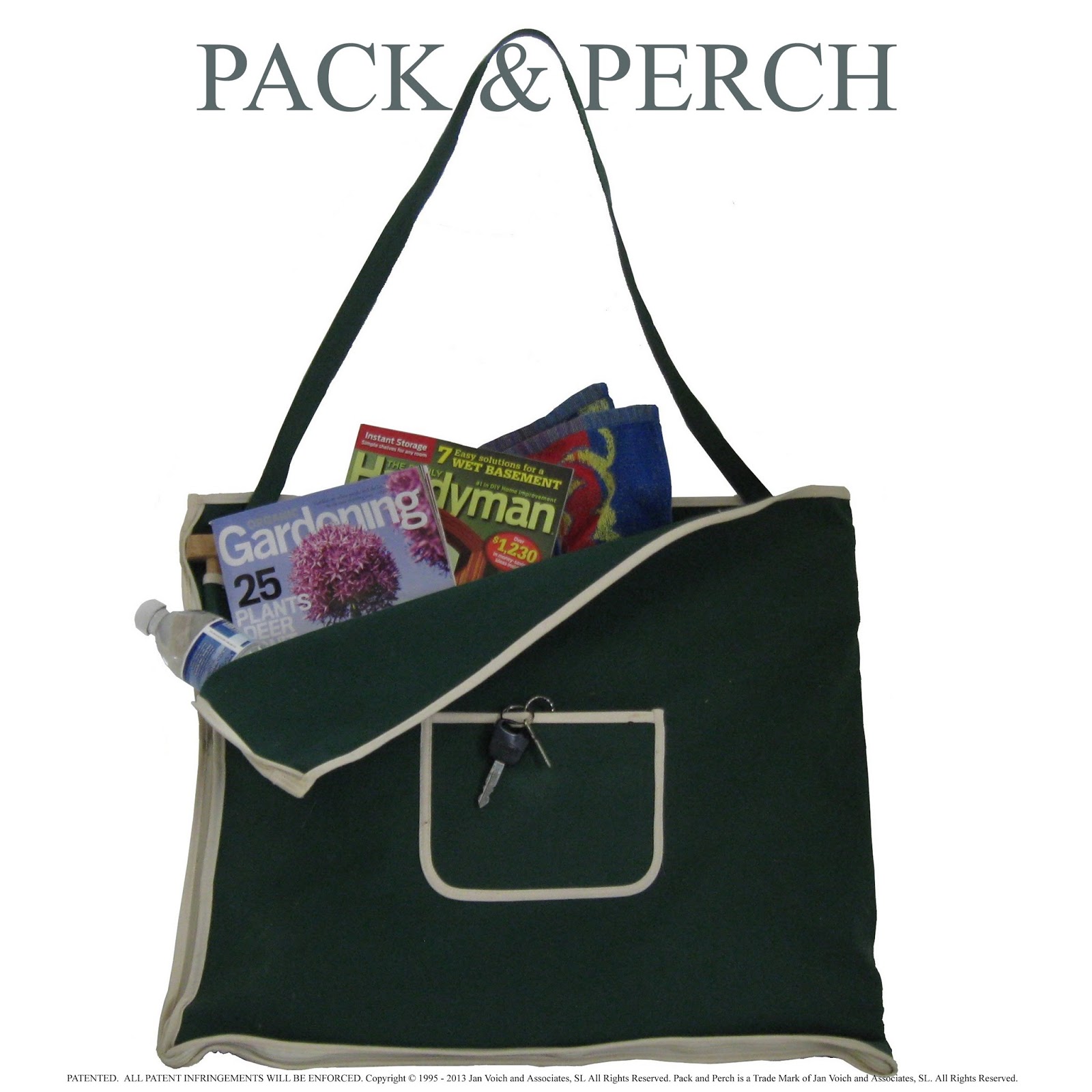 BEACH BACKREST Beach Back Rest: Pack and Perch - Beach Back Rest - Bag