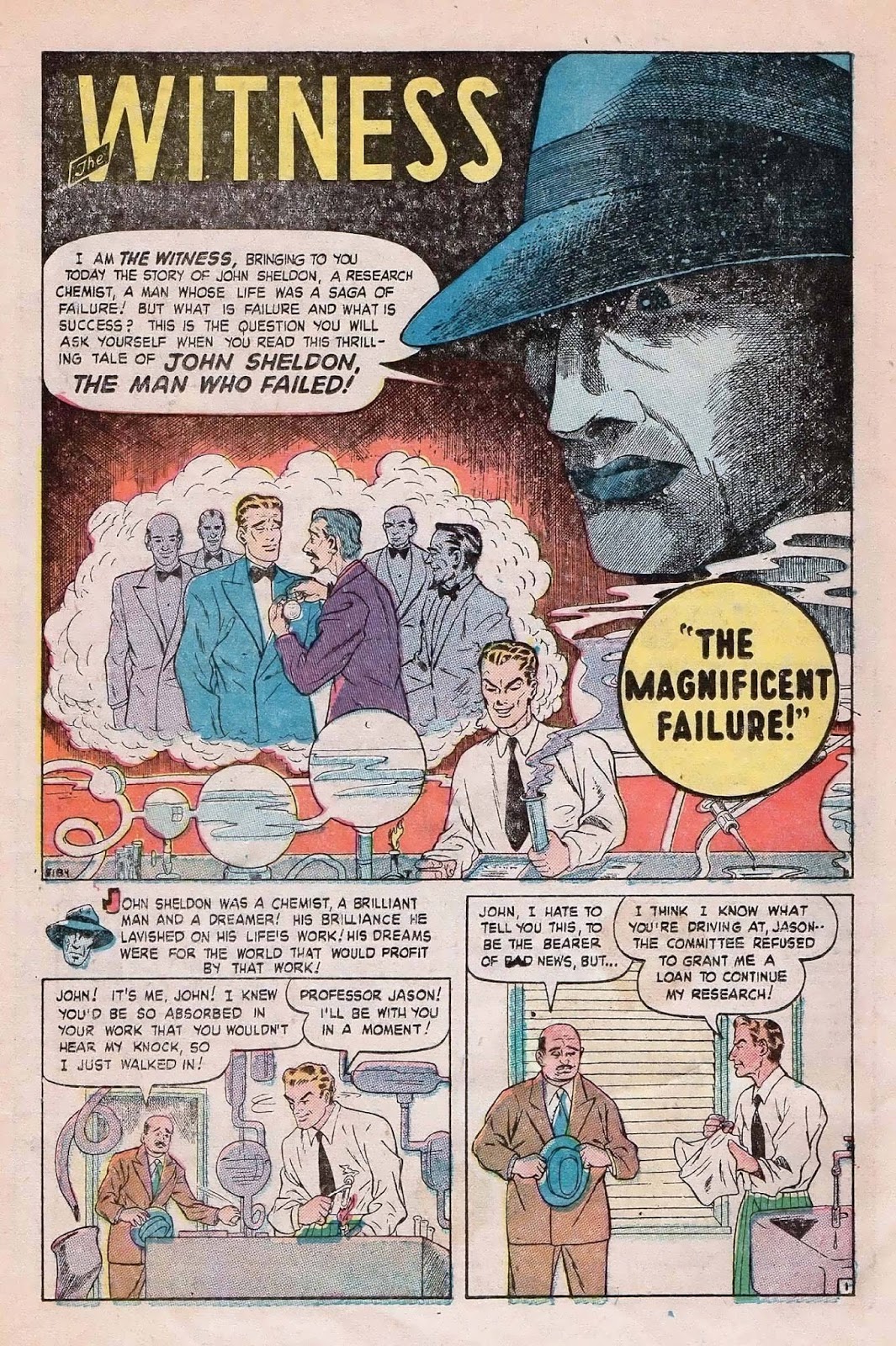 Four-Color Shadows: The Witness-Captain America-1949
