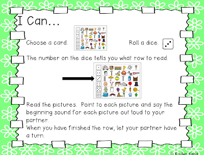 Karla's Kreations: DIBELS First Sound Fluency